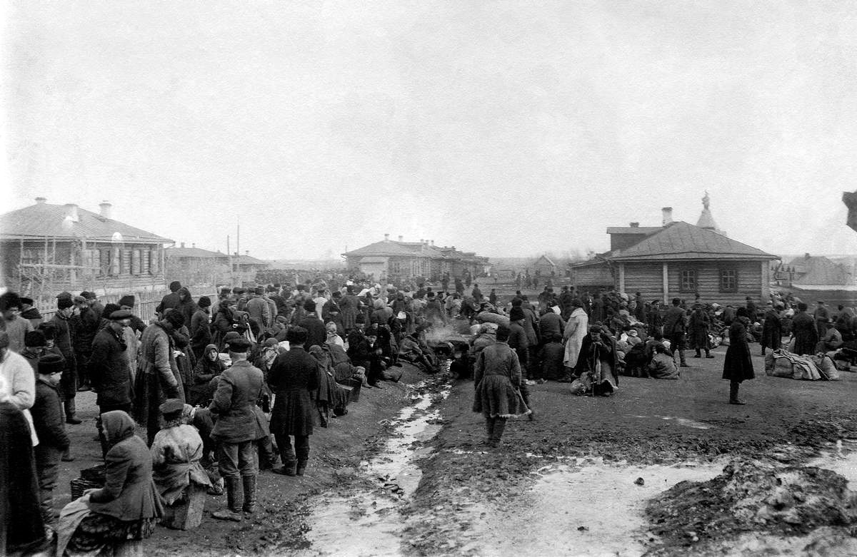 Переселенцы в Сибирь - История России в фотографиях