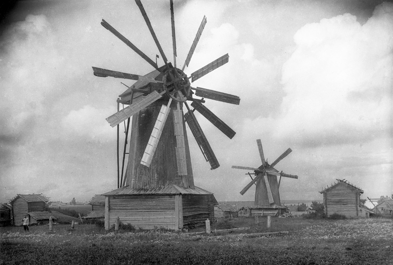 Ветряные мельницы История России в фотографиях