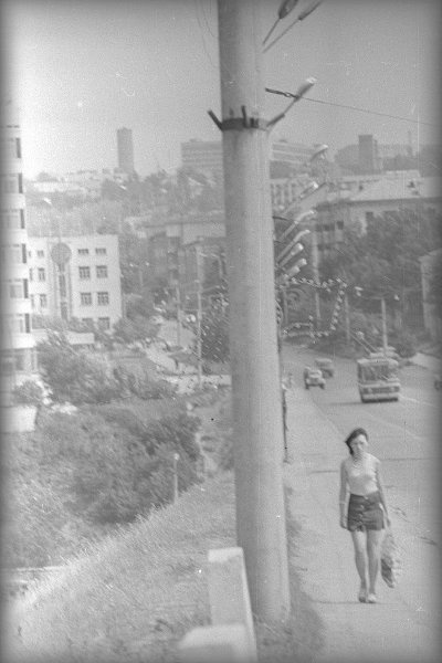 Фото "Московский проспект", 1973 год, Чувашская АССР, г. Чебоксары ...