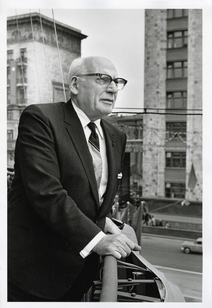 Фото "Сол Юрок", 10 мая 1964, г. Москва - История России в фотографиях