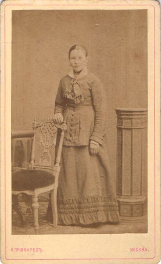 Фото "Агафья Кузьминична Петрова", 1880 - 1882, г. Москва - История России в фотографиях